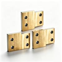 China CNC Machined Bimetallic Guide Plate, Steel Backed Bronze Wear Block for Heavy Machinery for sale