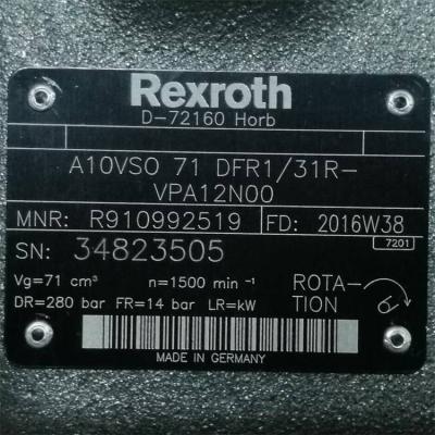 China A10VSO10DR/52R-PPA14N00 A10VSO10DR/52R-PSC64N00 A10VSO10DR/52R-PUC64N00 A10VSO10DR/52L-PUC64N00 A10VSO10DR/52R-PKC64N00 Rexroth Hydraulic German Plunger Pump for sale
