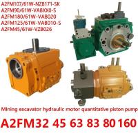 China German Rexroth High Pressure Piston Pump 280 bar for Mining Excavator with 28cc - 140cc Displacement and 80°C Maximum Operating Temperature for sale