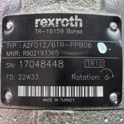 China Rexroth Quantitative Hydraulic Motor with 280 bar Pressure and 12 Months Warranty German Original Excavator Motor for sale