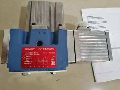 China German Made Moog Servo Valve with 280 Bar Pressure Rating and Flange Mounting for Oil Usage for sale