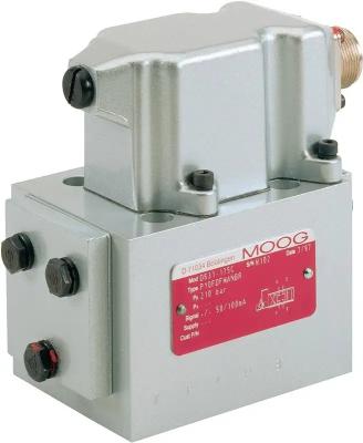 China Moog Servo Valve with G3/8 Outlet Port Lip Seal or Mechanical Seal and Horizontal Pump Shaft for Hydraulic Systems for sale