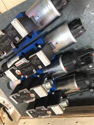 China Rexroth Hydraulic Valve 4WRA6 Series with ISO 4401 Mounting Interface 24V Voltage and 350 Bar Maximum Pressure for sale