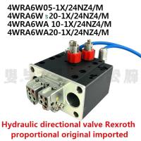 China Rexroth Hydraulic Valve 4WRA6 Series with ISO 4401 Mounting Interface 24V Voltage and 350 Bar Maximum Pressure for sale