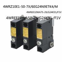 China 4WRZ10E1-50-7X/6EG24N9ETK4/M
4WREE10WA75-2X/G24K31/F1V
4WREE10WA50-2X/G24K31/F1V Proportional hydraulic directional valve, Rexroth German made solenoid valve for sale