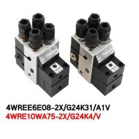 China 4WREE6E08-2X/G24K31/A1V
4WRE10WA75-2X/G24K4/V
4WRE10WA50-2X/G24K4/V Proportional hydraulic solenoid directional valve made in Germany by Rexroth for sale