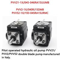 China PVV21-1X/045-046RA15UUMB
PVV2-1X/040RJ15DMB	
PVV52-1X/193-045RA15URMC Rexroth  Pilot operated hydraulic oil pump PVV21/PVV2/PVV52 double blade pump series, manufactured in Italy for sale