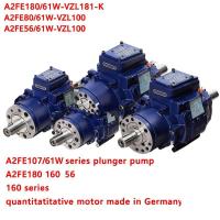 China A2FE180/61W-VZL181-K
A2FE80/61W-VZL100
A2FE56/61W-VZL100
A2FE107/61W-VZ100 Rexroth series plunger pump A2FE180 160 56 80 series quantitative motor made in Germany for sale