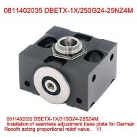 China 0811402035 DBETX-1X/250G24-25NZ4M
0811402032 DBETX-1X/315G24-25Z4M Installation of seamless adjustment base plate for German Rexroth direct acting proportional relief valve for sale