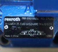 China R901119654 H-4WEH25E6X/6HG24N9ETK4/B10D3 Rexroth electro-hydraulic directional valve original hydraulic valve for sale
