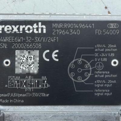 China R901496441  4WREE6W1-32-3X/V/24F1 German Rexroth solenoid valve for sale