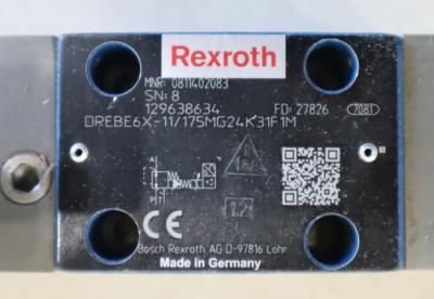 China 0811402081 DREBE6X-1X/310MG24K31A1M German Rexroth proportional servo relief valve for sale