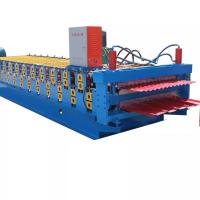 China Good quality factory directly trapezoidal Steel roof panel Sheet roll forming machine for sale