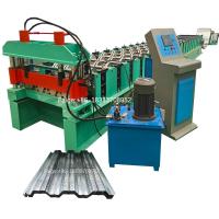 China METAL STEEL GALVANIZED STEEL SHEET DECKING FLOOR PRODUCTION ROLL FORMING LINE for sale