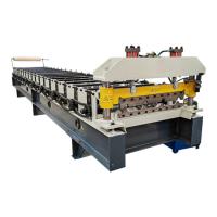 China Aluminum Roof Panel Roll Forming Machine Thickness 0.3-0.6mm for sale
