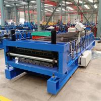 China High Speed Metal Trapezoidal Roof Panel Double Layer Roll Forming Machine for sale
