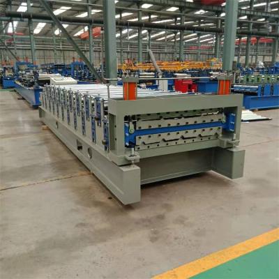China Steel Double Layer Roll Forming Machine For Metal Ibr Box Profile Roof Wall Panel for sale