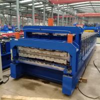 China Color Metal Double Layer Roll Forming Machine For Steel Roof Sheets And Wall Panel for sale
