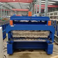 China Color Metal Double Layer Roll Forming Machine For Steel Roof Sheets And Wall Panel for sale