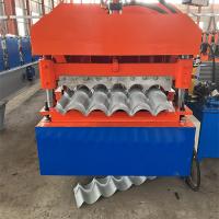 China Automatic thickness 0.3-0.8mm metal Glazed Tile Roll Forming Machine hydraulic forming machine for sale