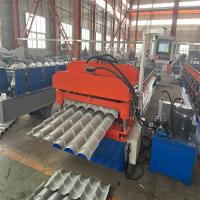 China Automatic thickness 0.3-0.8mm metal Glazed Tile Roll Forming Machine hydraulic forming machine for sale