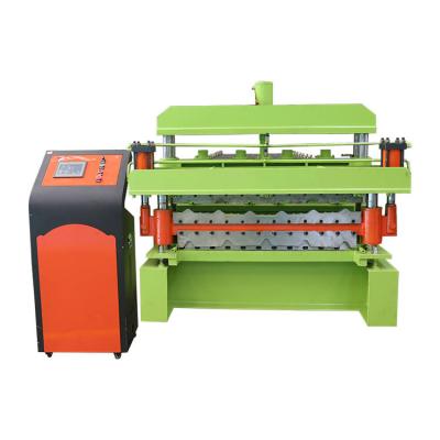 China Metal Roof Wall Panel Double Layer Roll Forming Machine Steel Sheets for sale