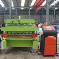 China Color Steel Galvanized Roof Double Layer Roll Forming Machine For Metal Building Material for sale
