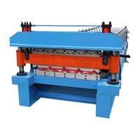 China Metal Corrugated And Trapezoidal Roof Wall Panel Double Layer Roll Forming Machine for sale