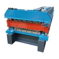 China 0.3-0.8mm Roof Wall Panel Double Deck Roll Forming Machine 380V 50Hz for sale