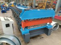 China Metal Corrugated And Trapezoidal Roof Wall Panel Double Layer Roll Forming Machine for sale