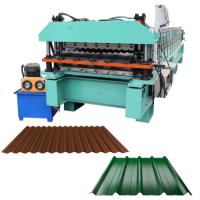 China Customized GI GL Metal Roof Sheets Wall Panels Double Deck Roll Forming Machine for sale