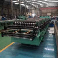 China Customized GI GL Steel Wall Panels Double Deck Roll Forming Machine For Metal Roofing Sheets for sale