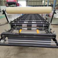 China Metal Roof Panel Roll Forming Machine PLC Control Film 0.3-0.8mm for sale