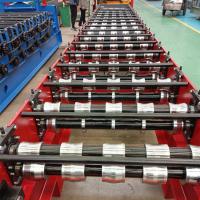 China Rib Roof Panel Roll Forming Machine 15m/Min Roof Panel Making Machine for sale
