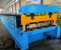 China Iron 0.3-0.8mm trapezoidal roof sheet roll forming machine metal panel making machine for sale