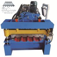 China Galvalume high speed roof panel roll forming machine 0.3-1mm used for Household for sale