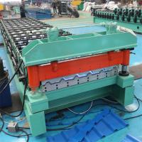 China Hydraulic ibr roofing panel roll forming machine 0.3-1mm coler steel automatic for steel construction for sale