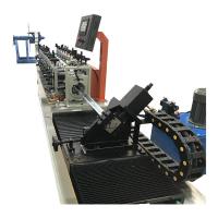 China Double Lines Omega C U Profile Light Gauge Steel Keel Roll Forming Machine for sale