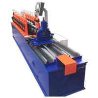 China Metal GI C U Shape Light Steel Keel Stud And Track Roll Forming Machine Line for sale