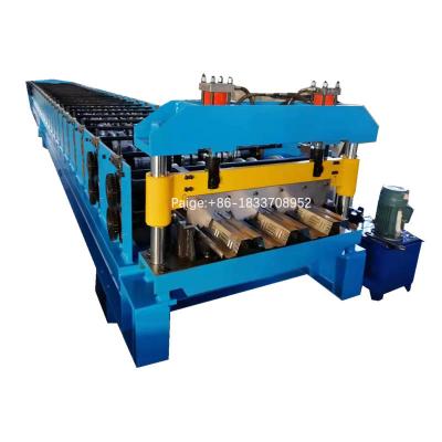 China STEEL GALVANIZED FLOOR DECK MACHINE METAL FLOOR DECKING SHEET MAKING MACHINE for sale