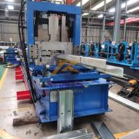 China Bule Color Automatic Z140-300 Purlin Roll Forming Machine for Workshop Building for sale