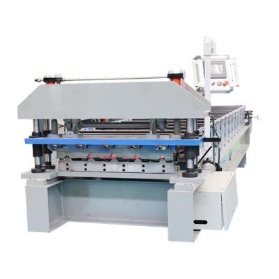 China Hydraulic shear high speed 15-20m/min roof panel roll forming machine for Building Roof for sale