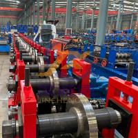 China PLC Control Solar Panel Support Rolling Machine Custom Color 22 - 26 Rolls Servo Guiding Device for sale