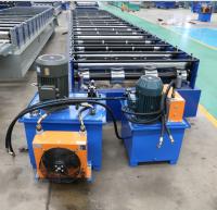 China Roof panel glazed tile roll forming machine 0.3-0.8mm high speed color steel for sale