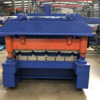 China Customized glazed tile roll forming machine fully automatic hydraulic cutting for sale
