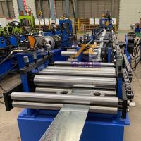 China Energy Saving C Z Purlin Roll Forming Machine , PLC Control CZ Channel Rolling Machine for sale