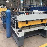 China Corrugated Profile Steel Roofing Sheet Roof Tile Making Roll Forming Machine Price for sale