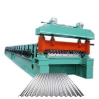 China Automatic Color Metal Corrugated Wave Roof And Wall Panel Cold Roll Forming Machine for sale