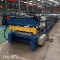 China Color Steel Corrugated Roofing Wall Iron Sheet Making Metal Sheet Roll Forming Machine for sale