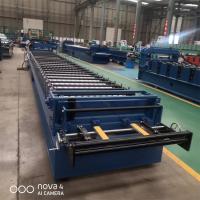 China Painted Coated Metal Corrugated Wave Roof And Wall Panel Cold Roll Forming Machine for sale
